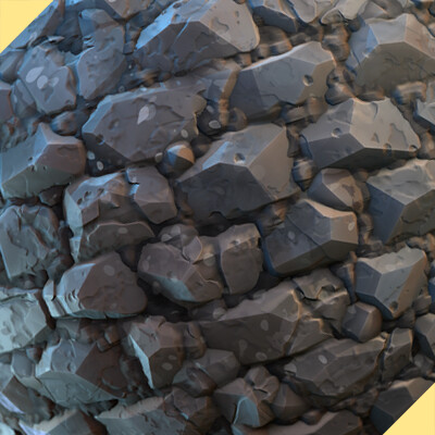 ArtStation - Stylized Texture Exploration : Medieval Stone Bricks