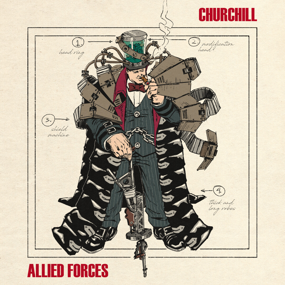 ArtStation - 'MEN of WWII' Winston Churchill