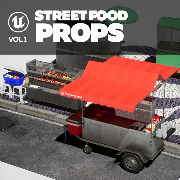 ArtStation - Street Food Props