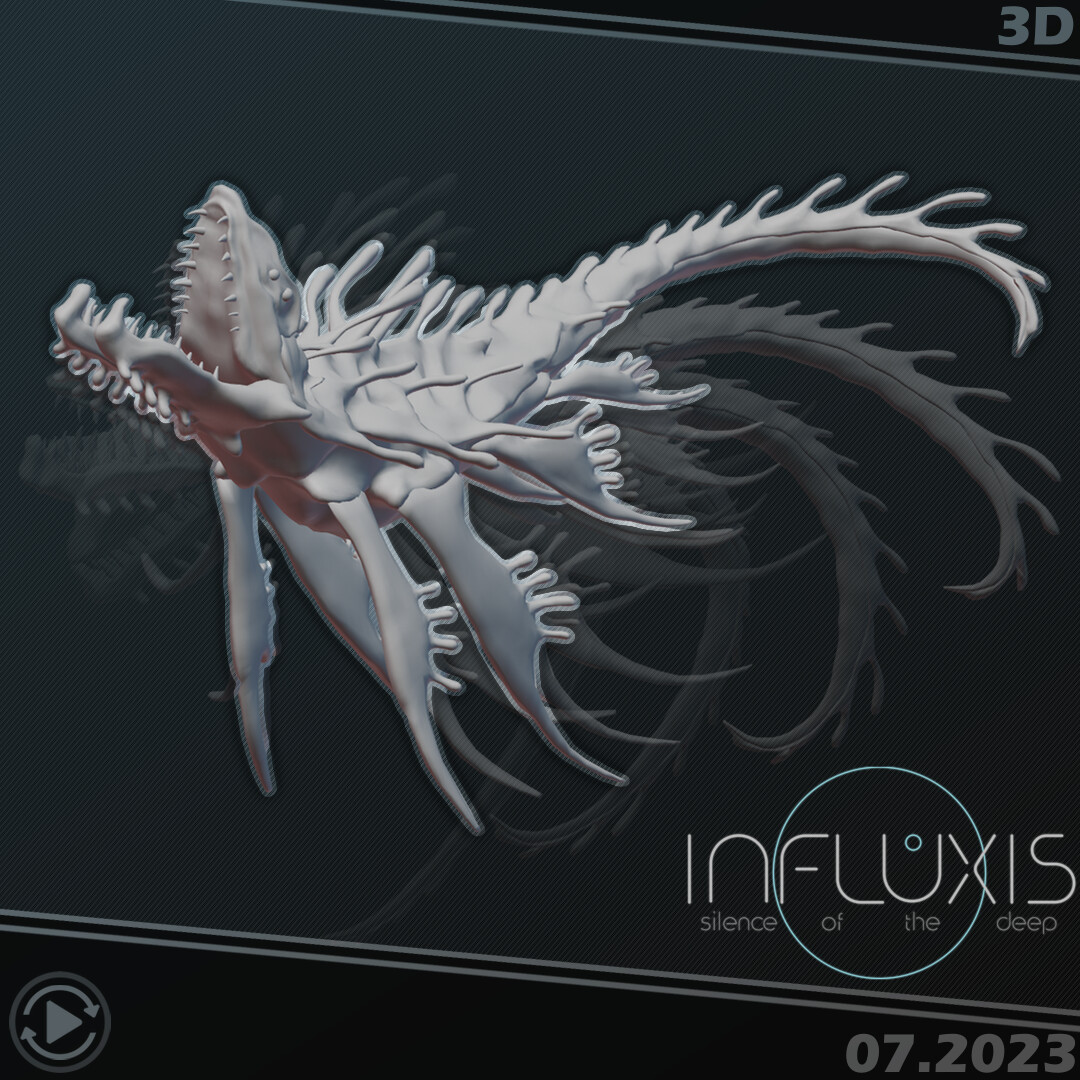 ArtStation - INFLUXIS - Blood Shark animations