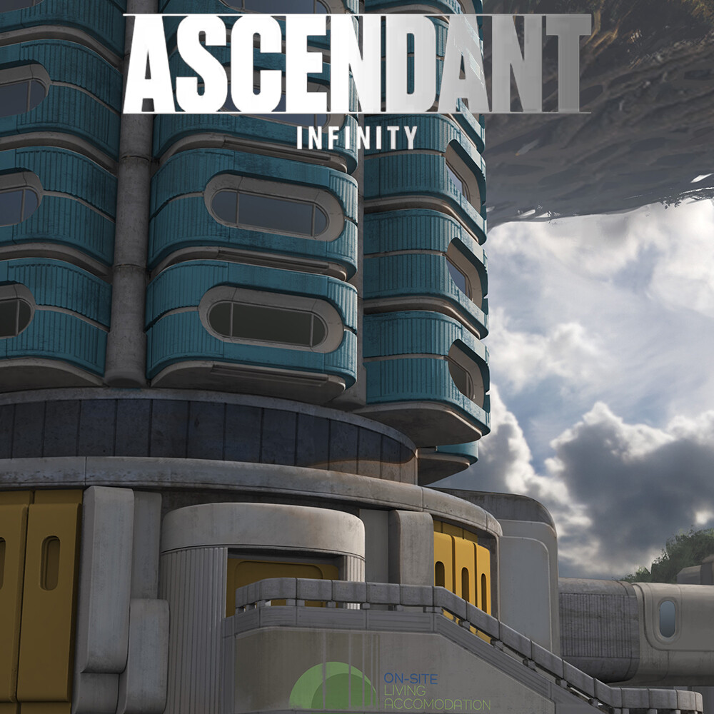 ArtStation - Ascendant Infinity - Living apartments