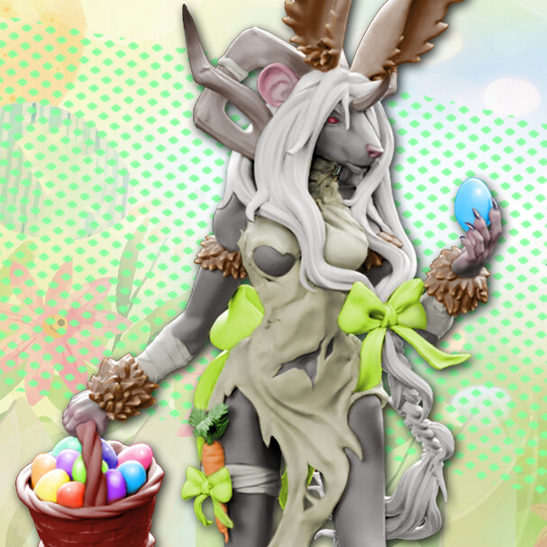 ArtStation - Remix: Easter Bunny Version of Chisa Fateweaver