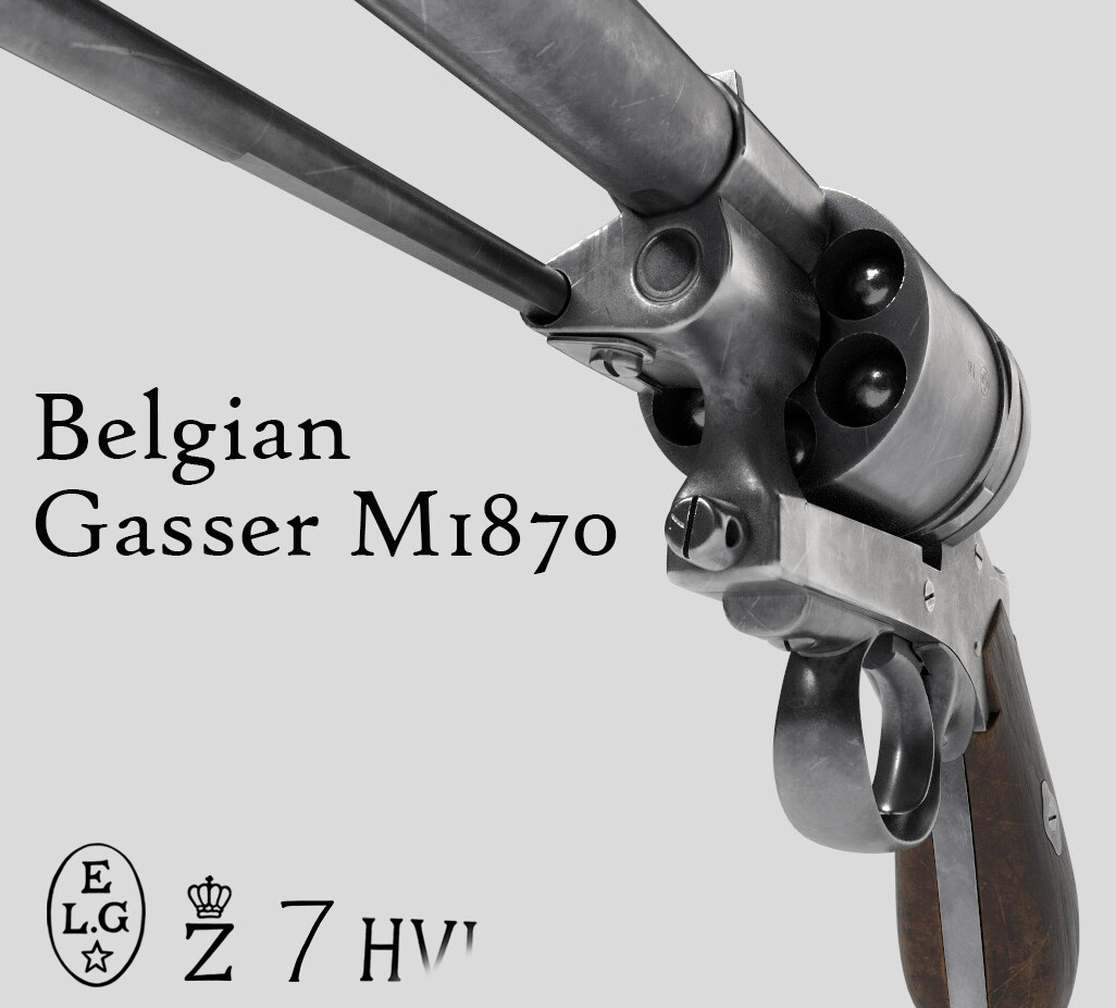 Lazar Petrović - Belgian Gasser M1870 Revolver