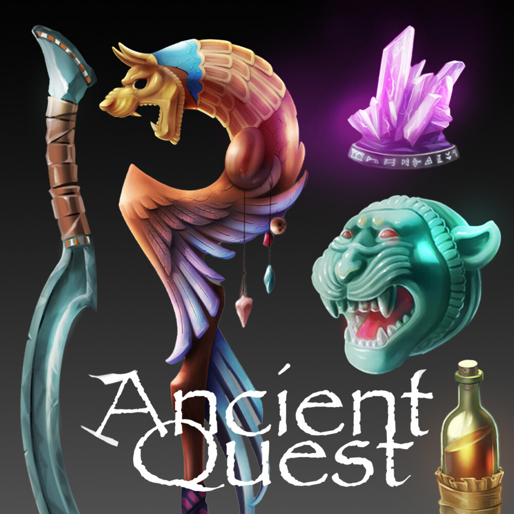 ArtStation - Ancient Quest: props