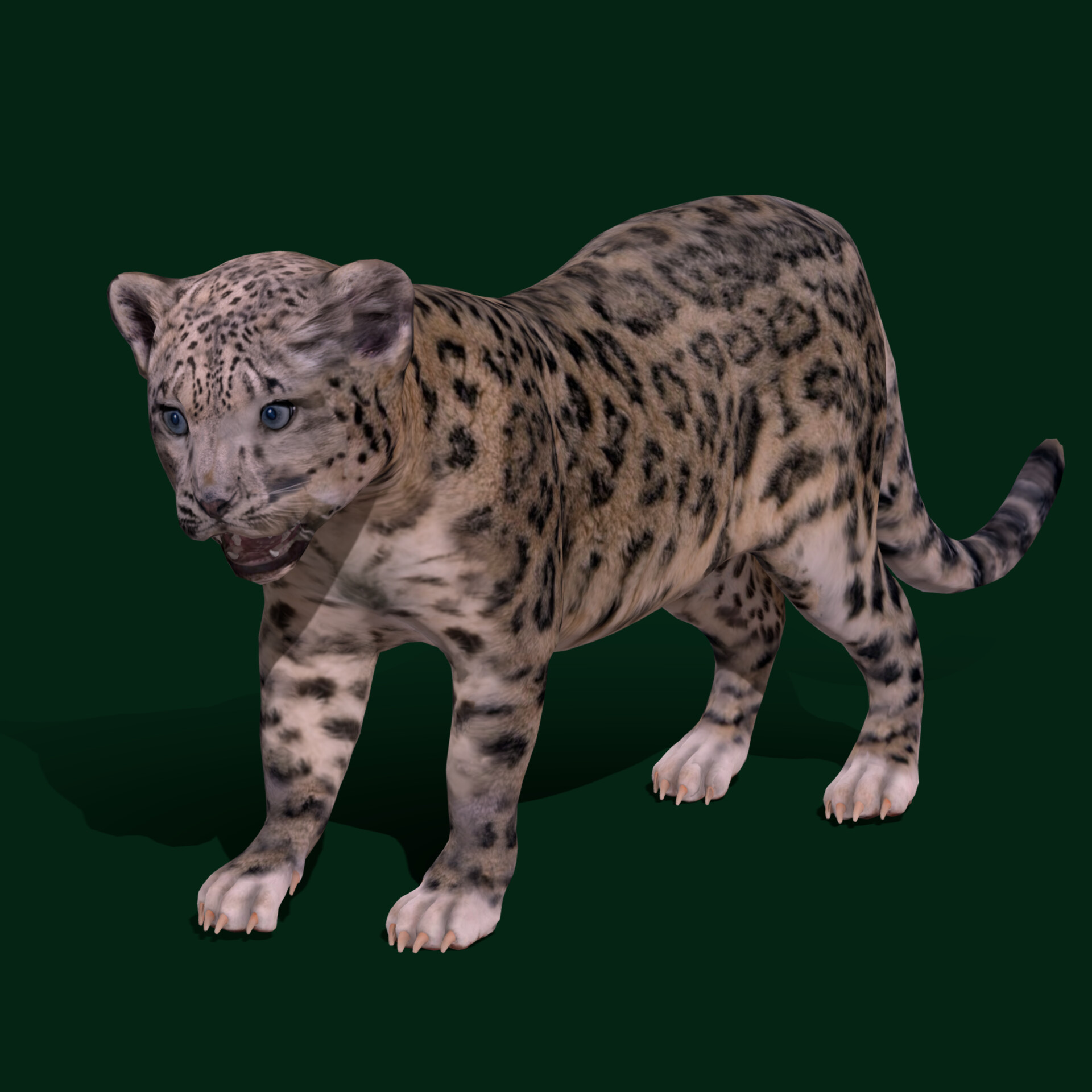 ArtStation - Snow Leopard Cub