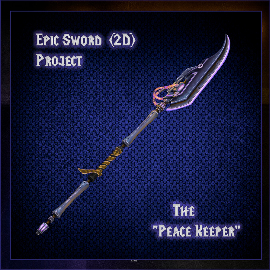 ArtStation - Project Epic Sword [2D] : World of Cyberwar - The Peace Keeper