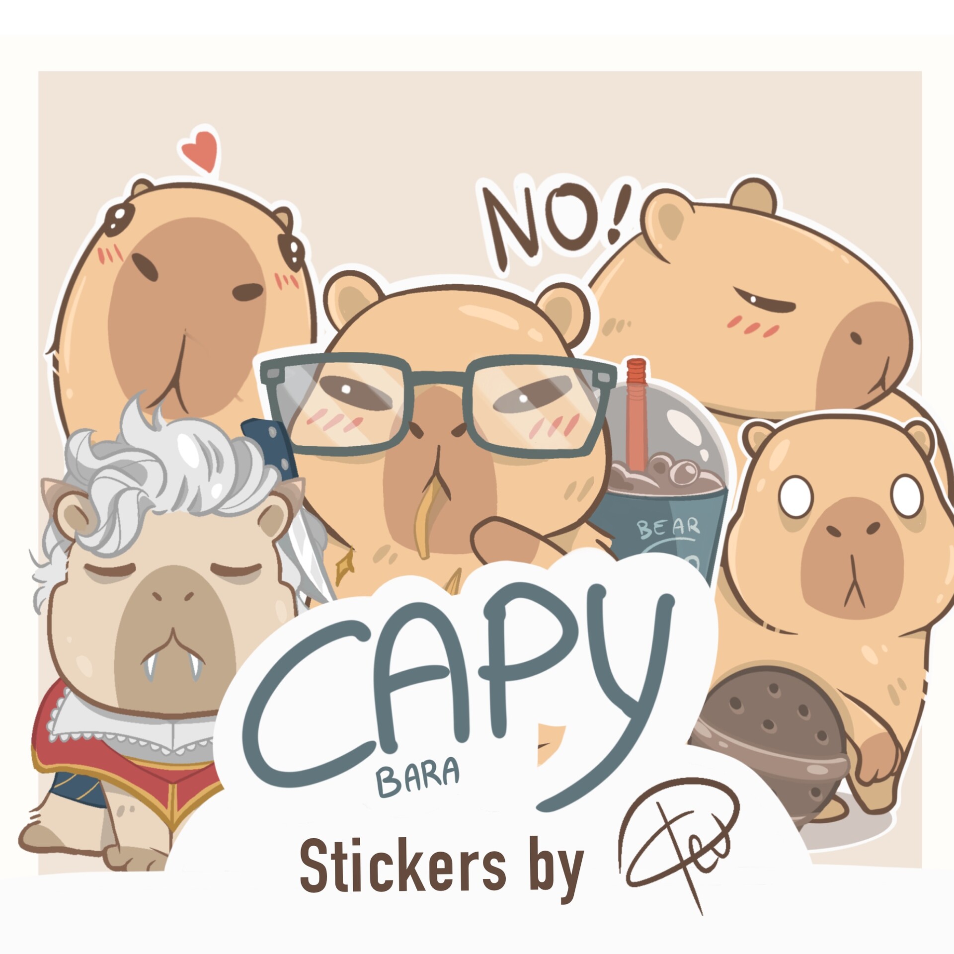 ArtStation - CAPYbara Stickers