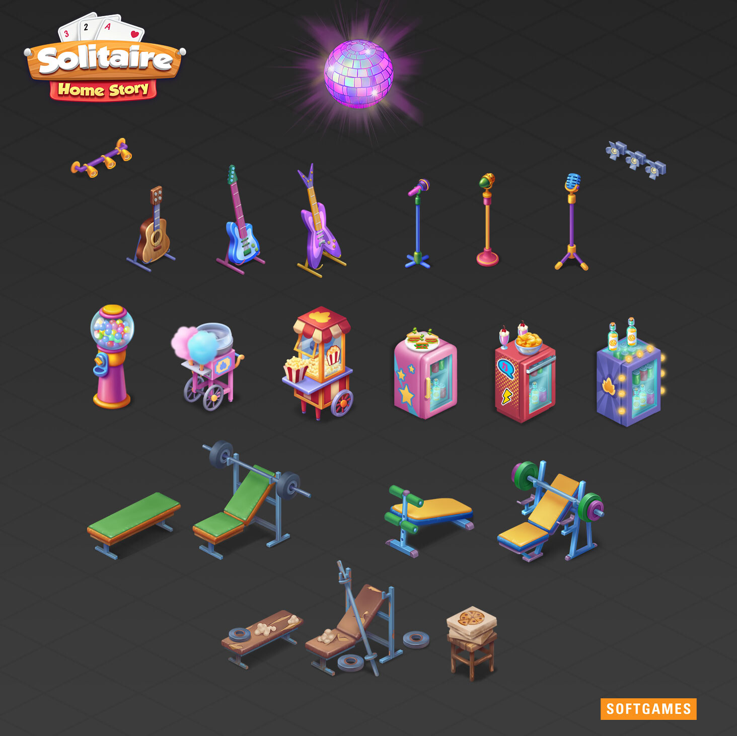 ArtStation - Solitaire Home Story props