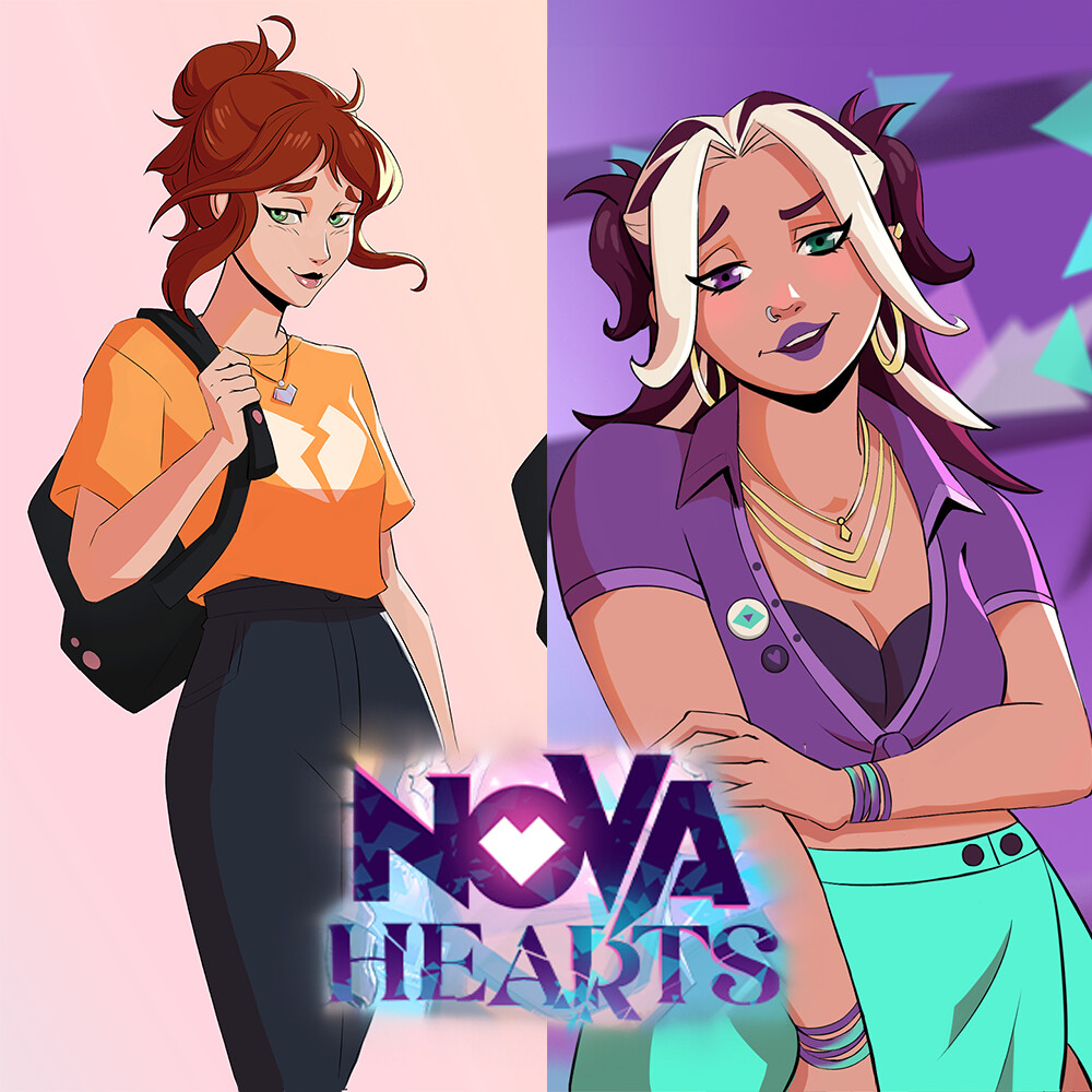 ArtStation - Nova Hearts - Character layout