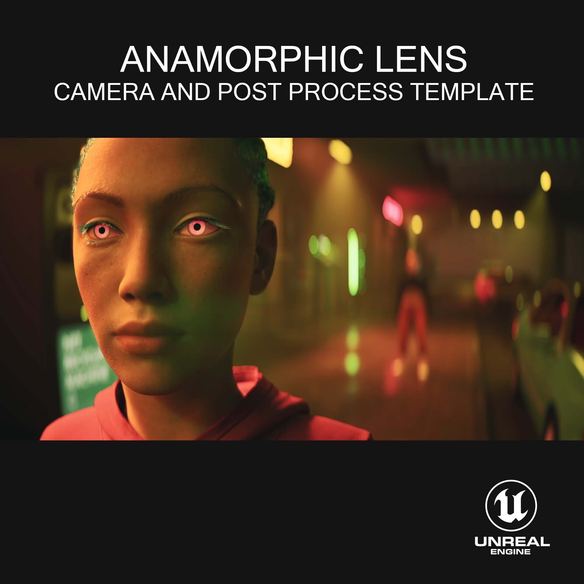 ArtStation - Anamorphic Lens Camera simulation for Unreal Engine 5