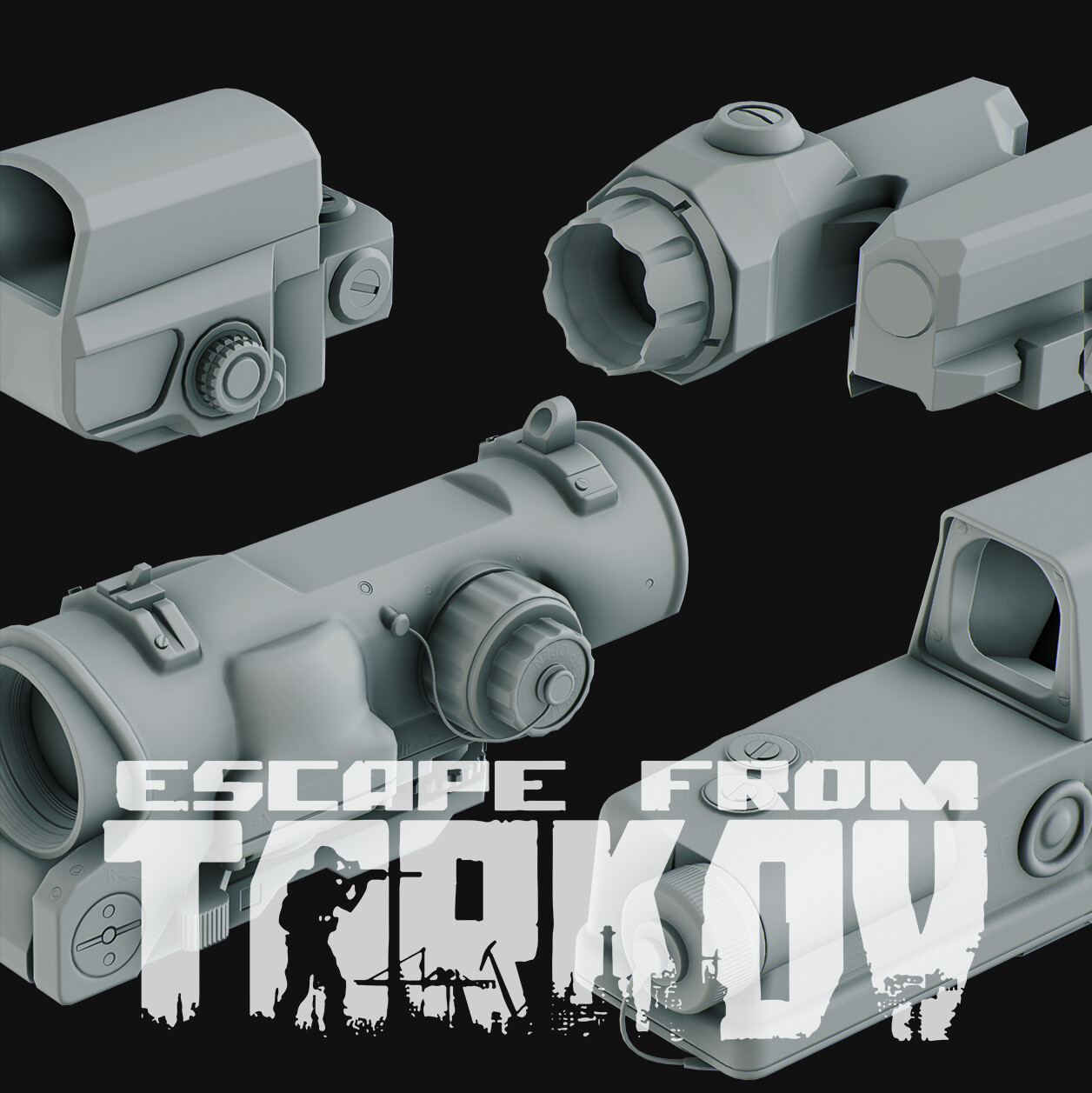 ArtStation - Weapon Mods // Escape from Tarkov