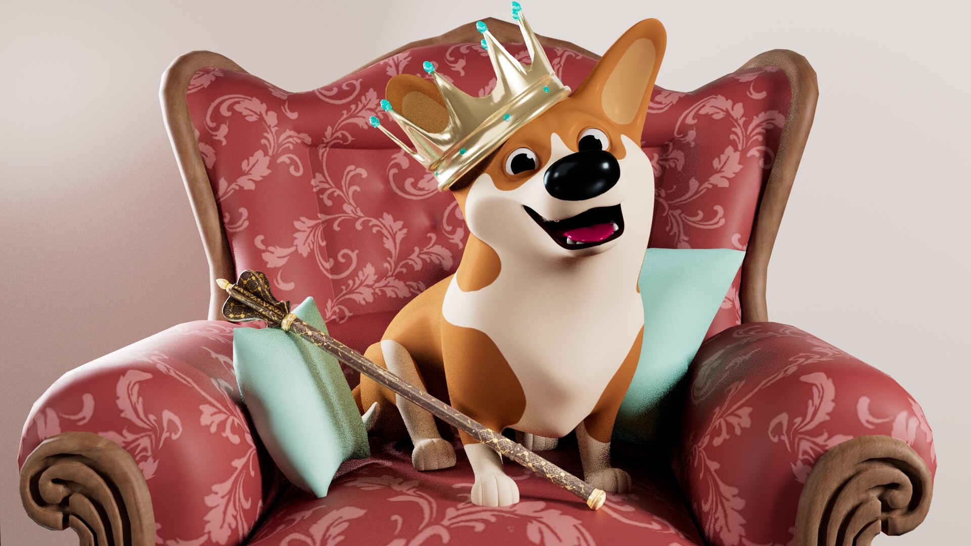 ArtStation - "Royal Corgi" - Acting Animation