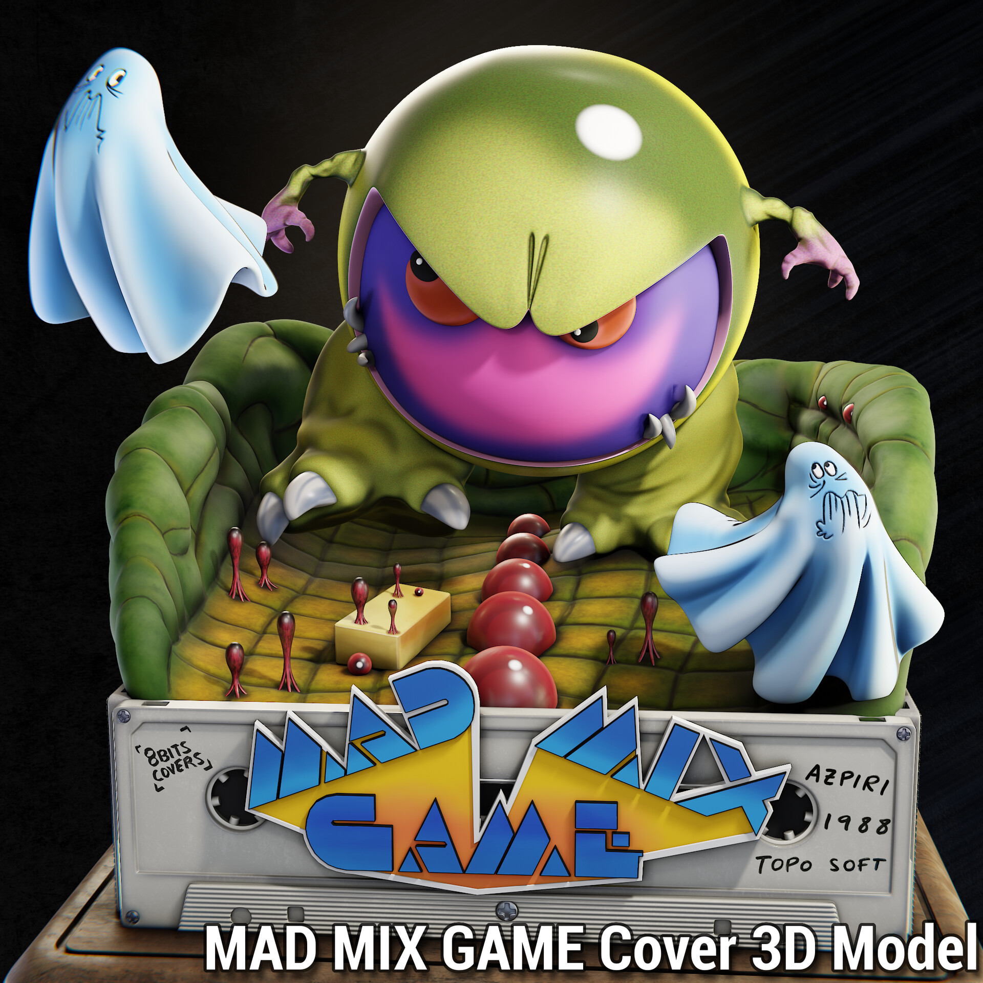ArtStation - MAD MIX GAME cover 3D model