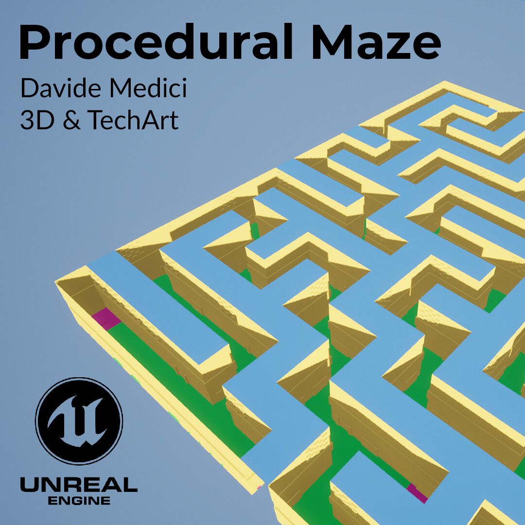 ArtStation - 3D Procedural Maze