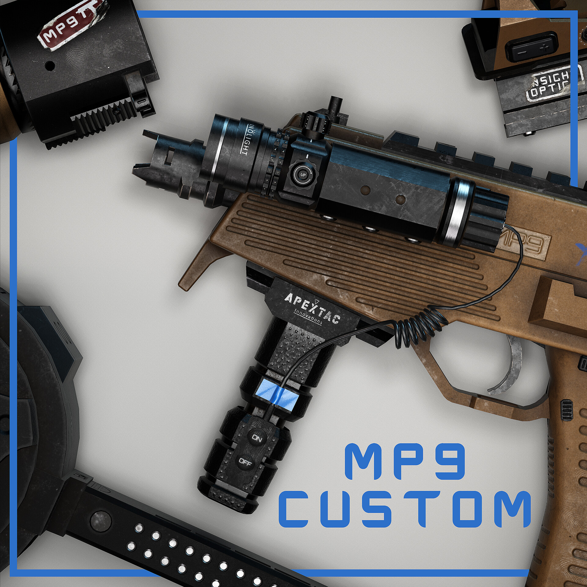 ArtStation - MP9 Custom