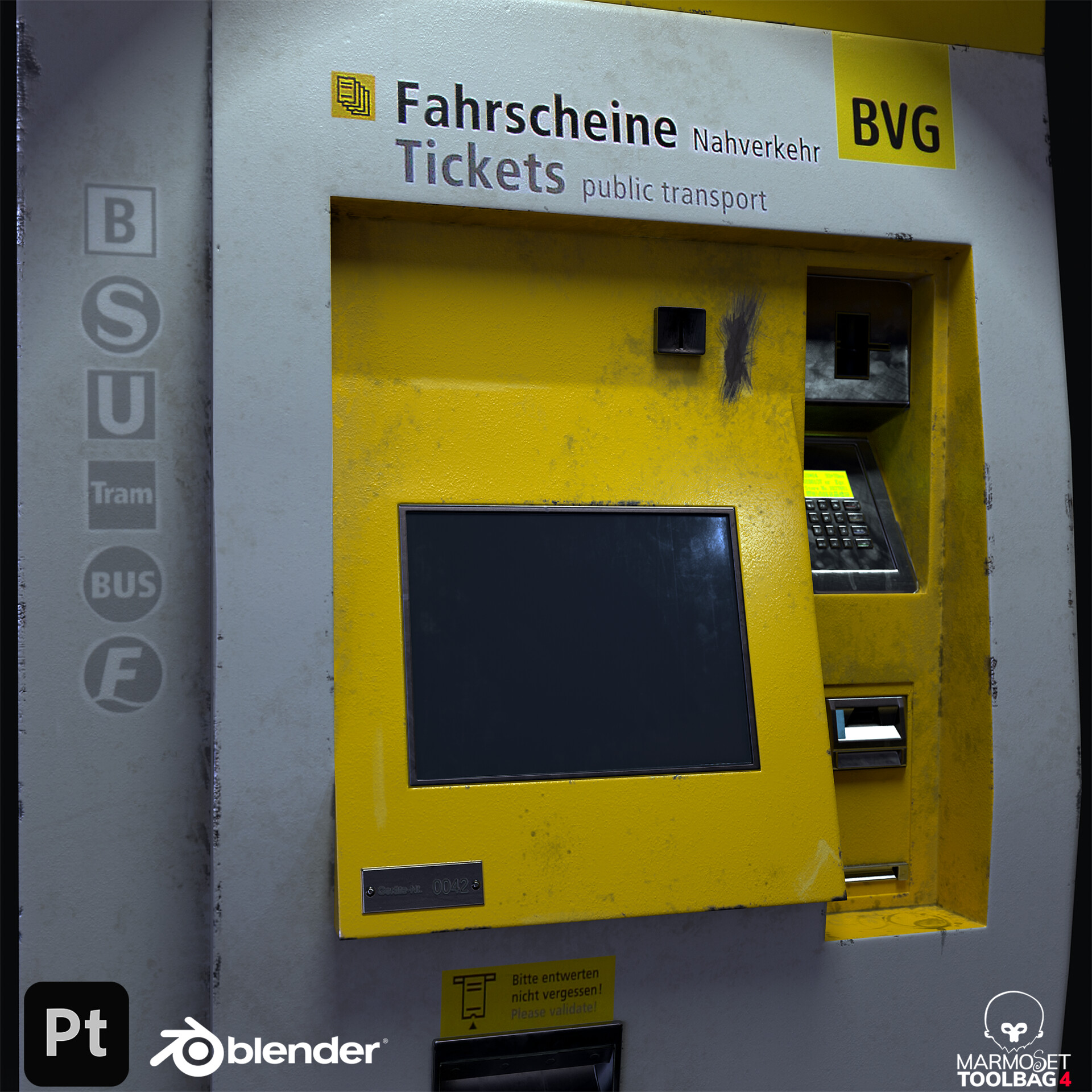 ArtStation - Ticket Machine