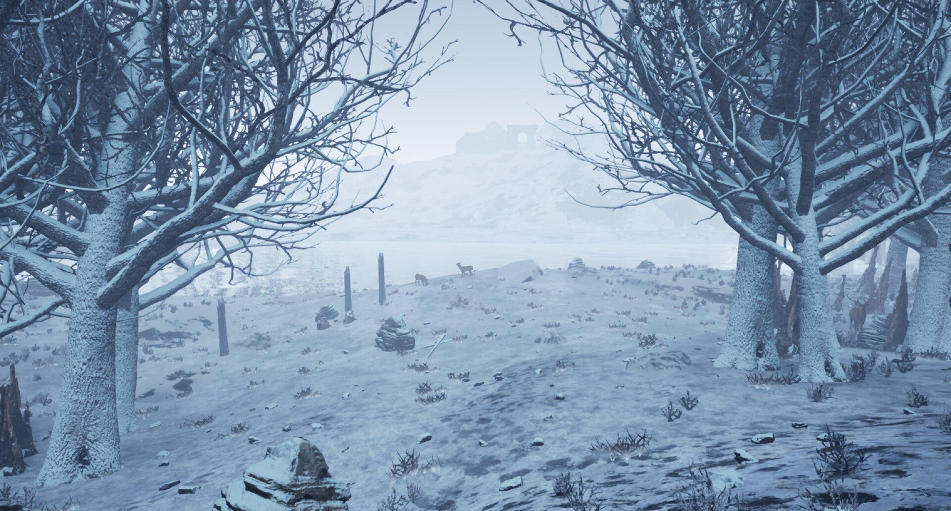 ArtStation - Snowy game environment