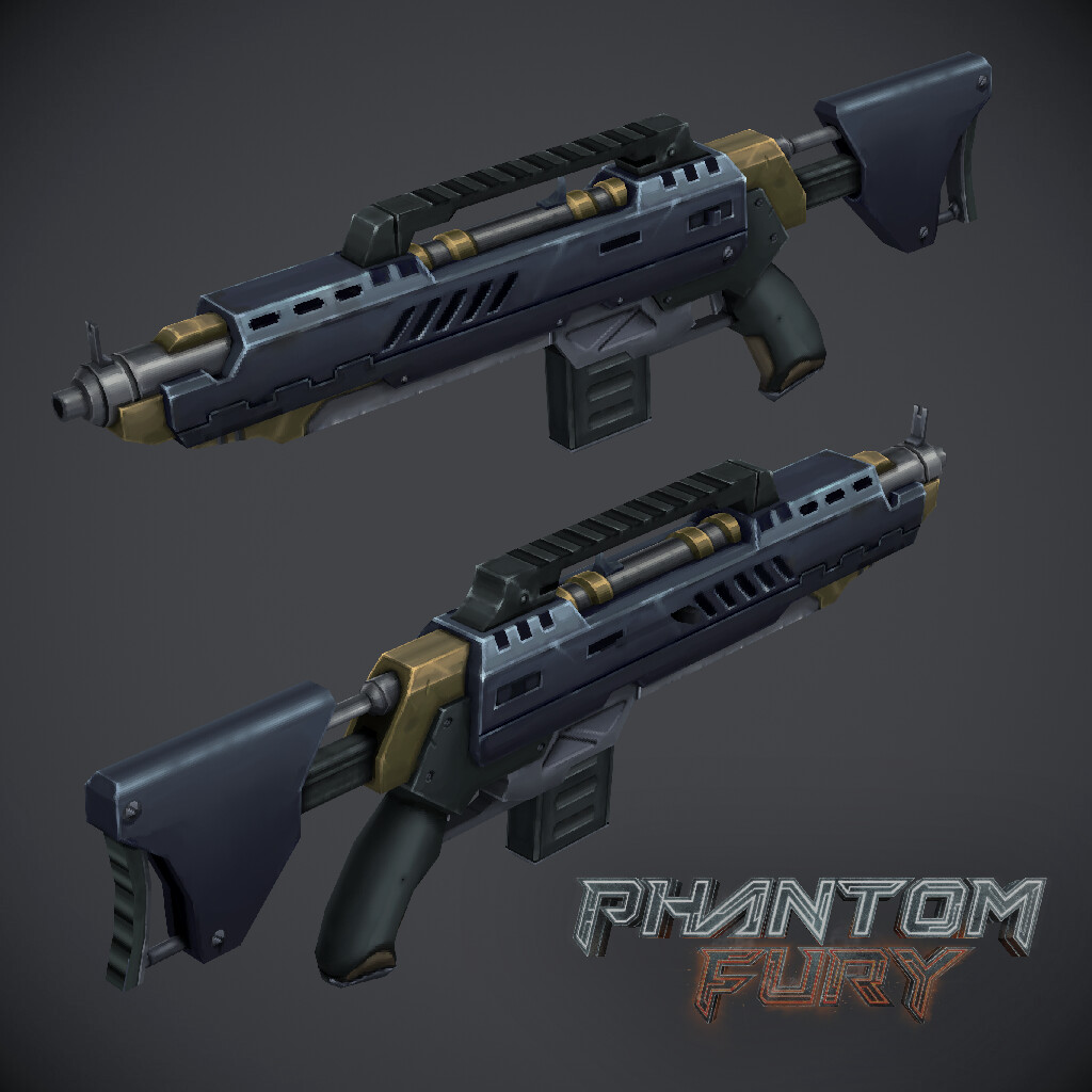 ArtStation - Phantom Fury - Assault Rifle
