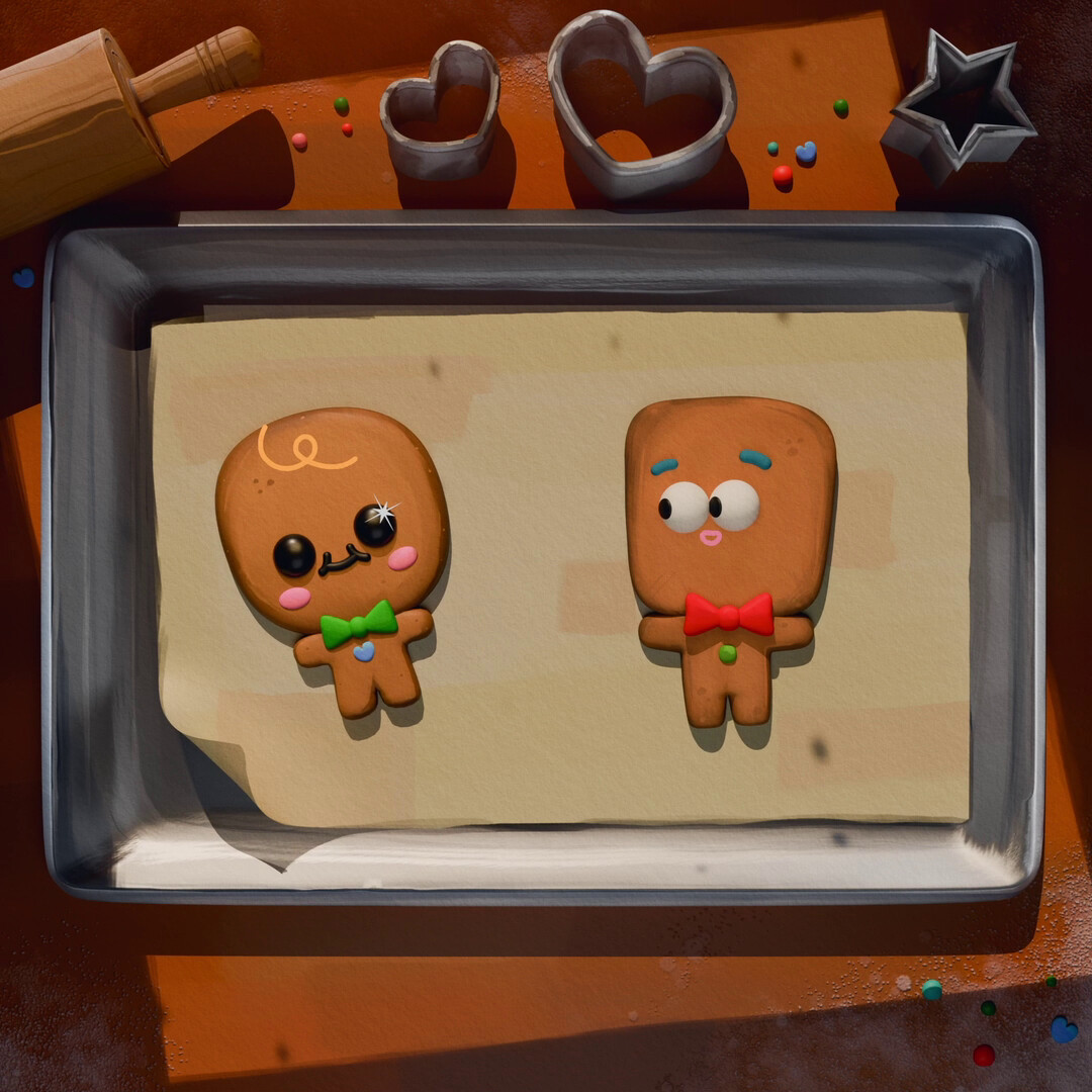 ArtStation - Baked with love – XMas Animation