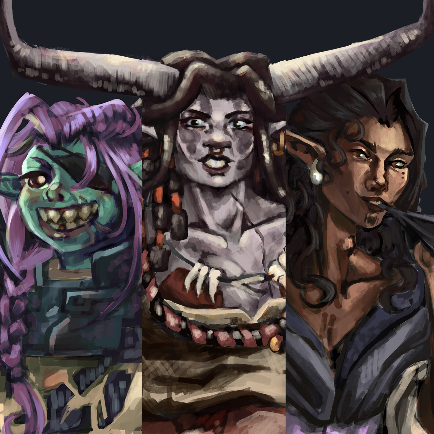 ArtStation - Fantasy Character Lineup for Archmage Press