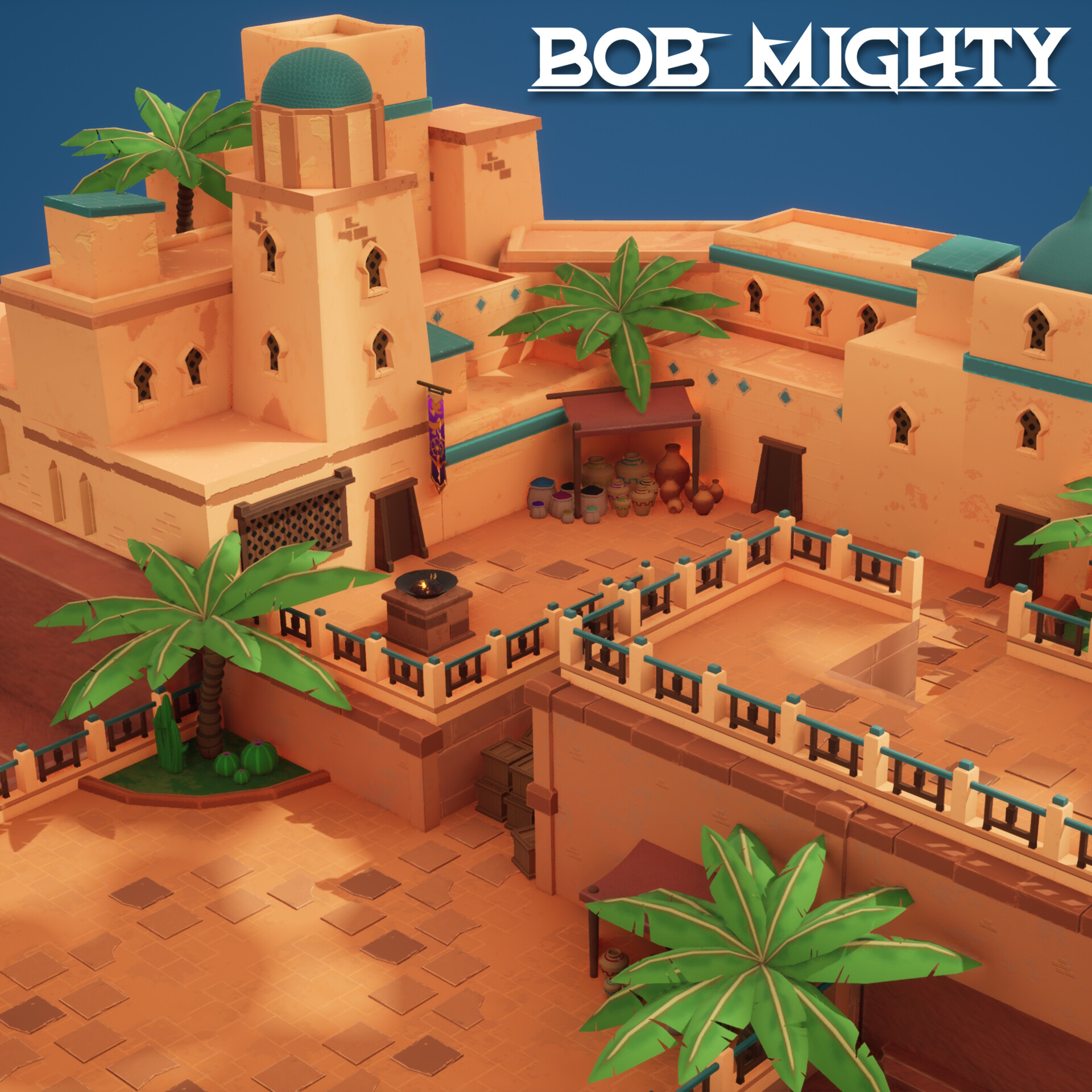 ArtStation - Map desert : Bob Mighty