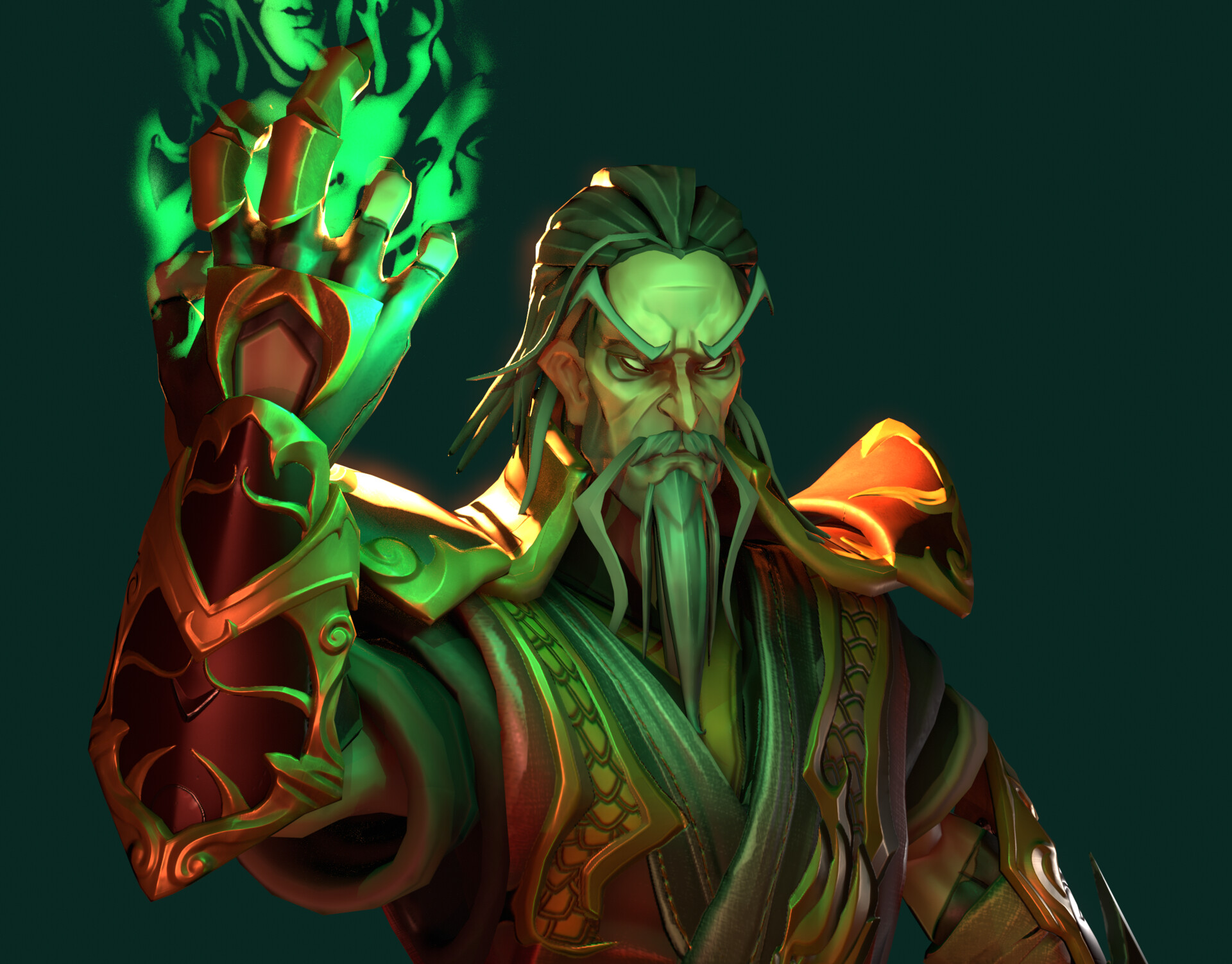 ArtStation - Shang Tsung Game Model