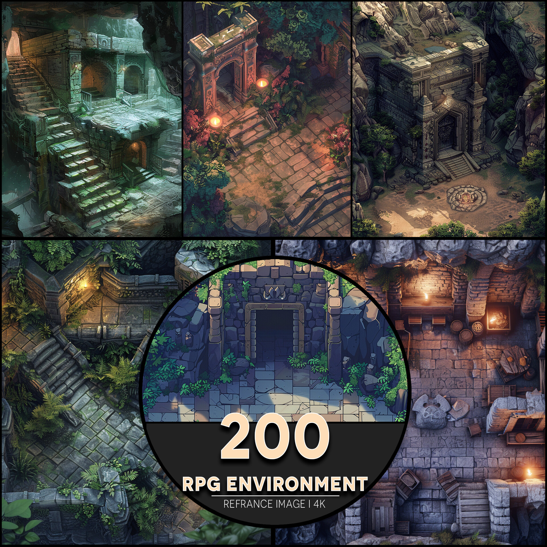 ArtStation - RPG Environment 4K Reference/Concept Images