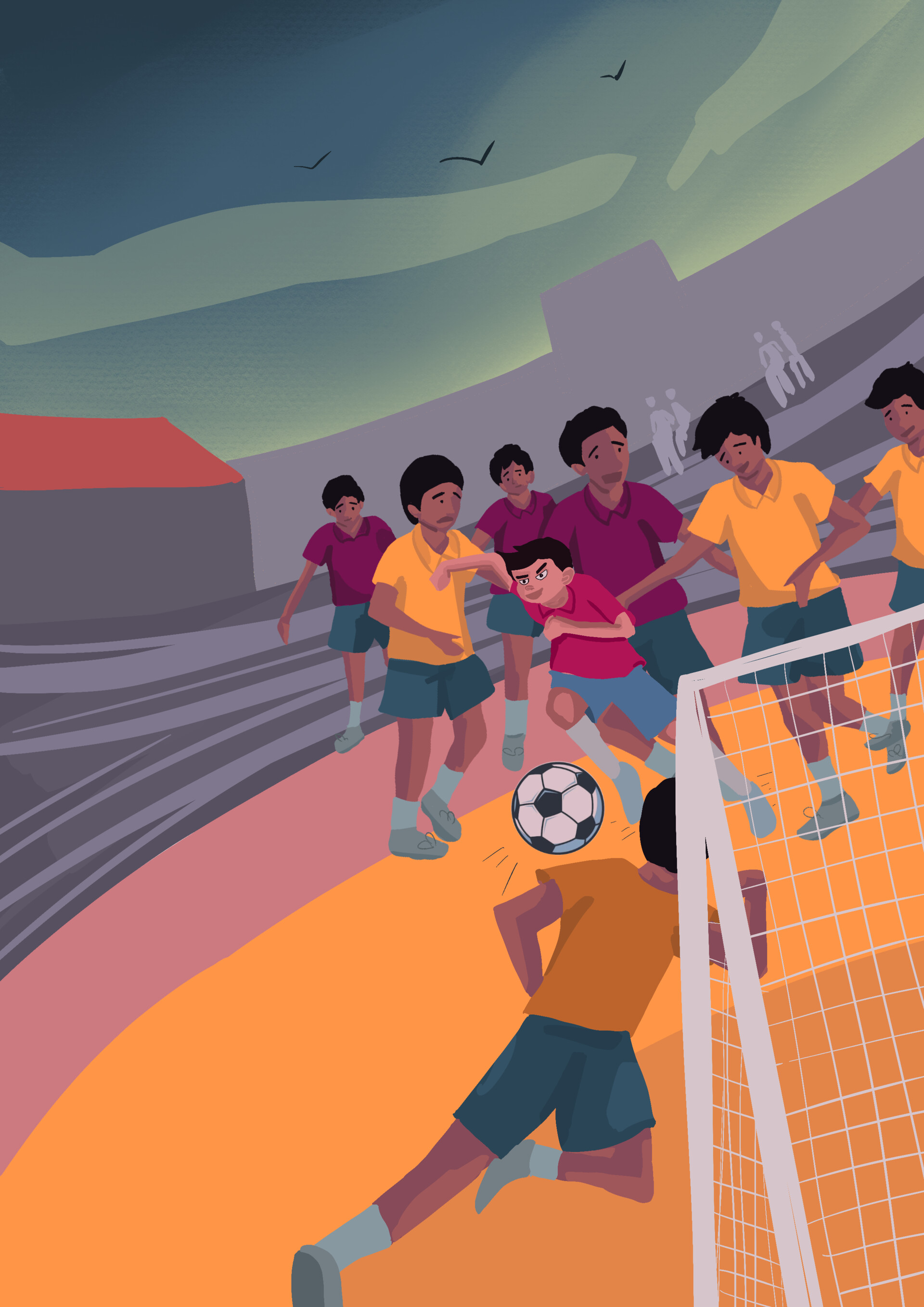 ArtStation - Comic art kid story