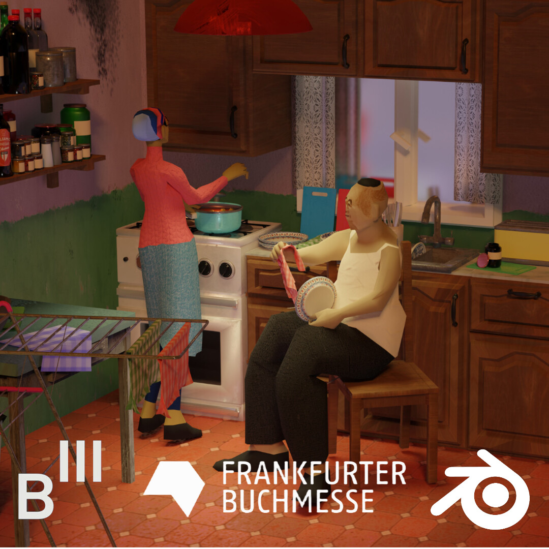 ArtStation - Hineini (2023): Kitchen Scenes