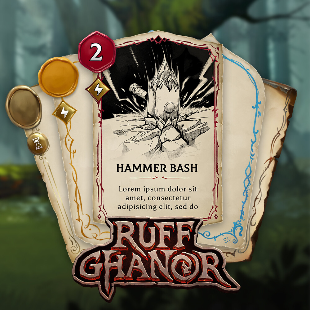 ArtStation - Ruff Ghanor - Card Design