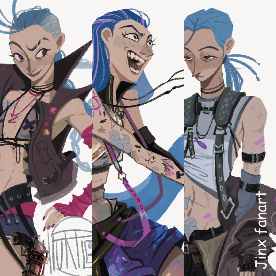 ArtStation - Jinx outfits