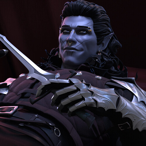 ArtStation - BG3 fan art wip