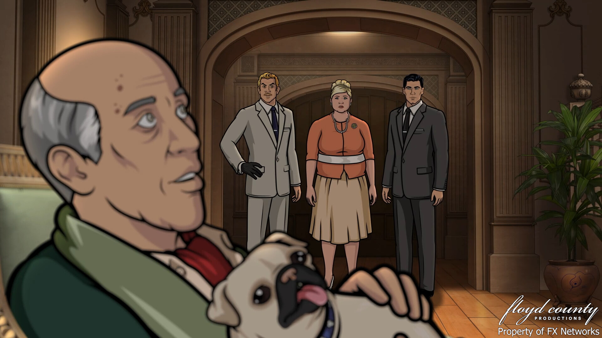 ArtStation - Archer S14 E01 3D Environment: Mansion Great Room