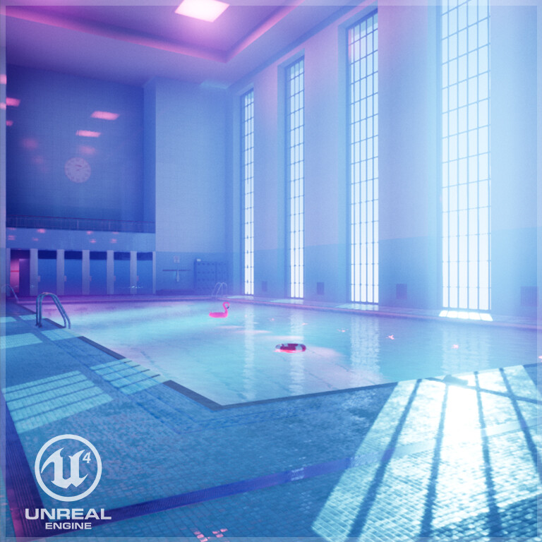 ArtStation - Lighting Interior - Modular Swimming Pool Megapack