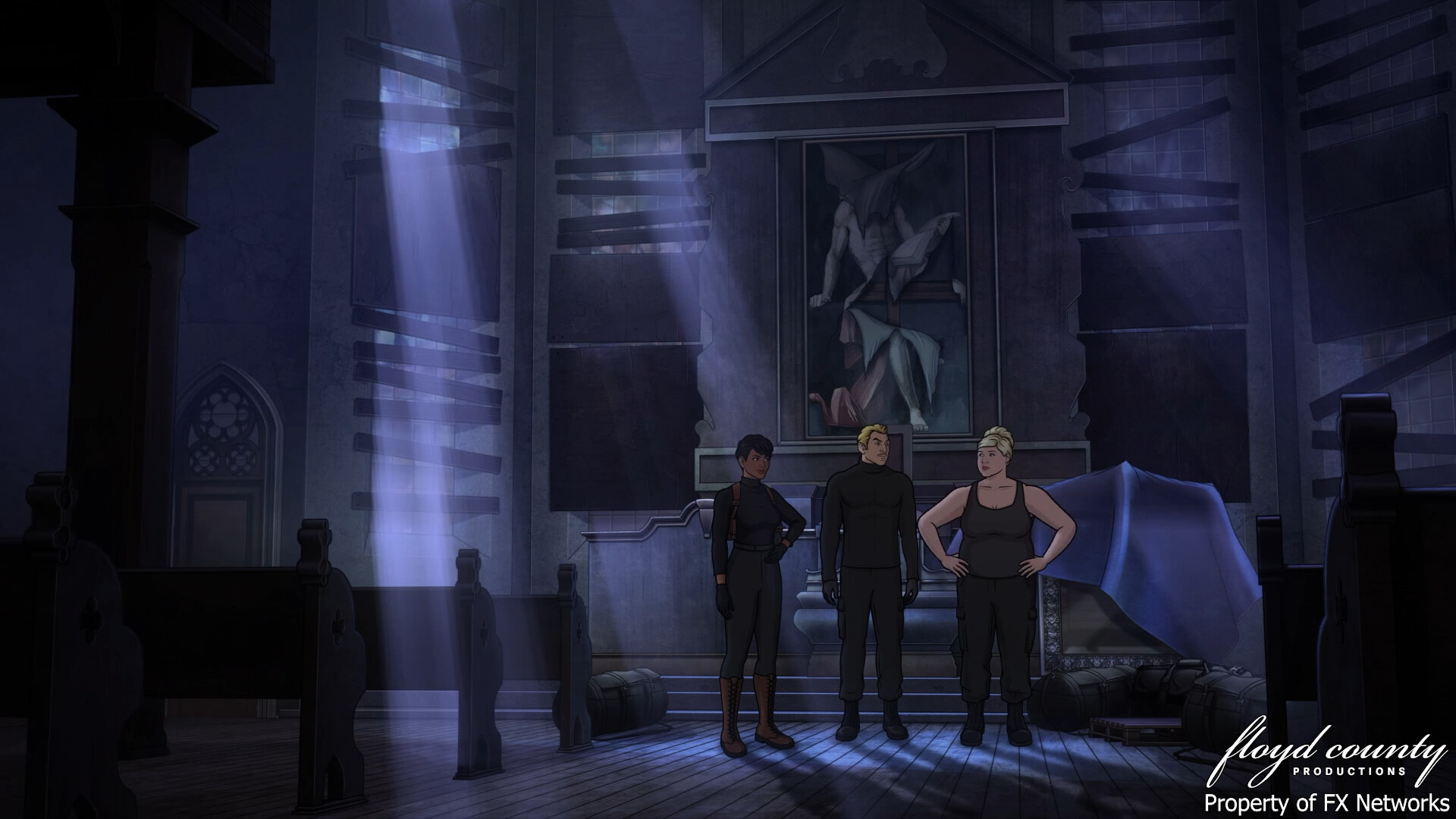 ArtStation - Archer S14 E01 3D Environment: Safehouse