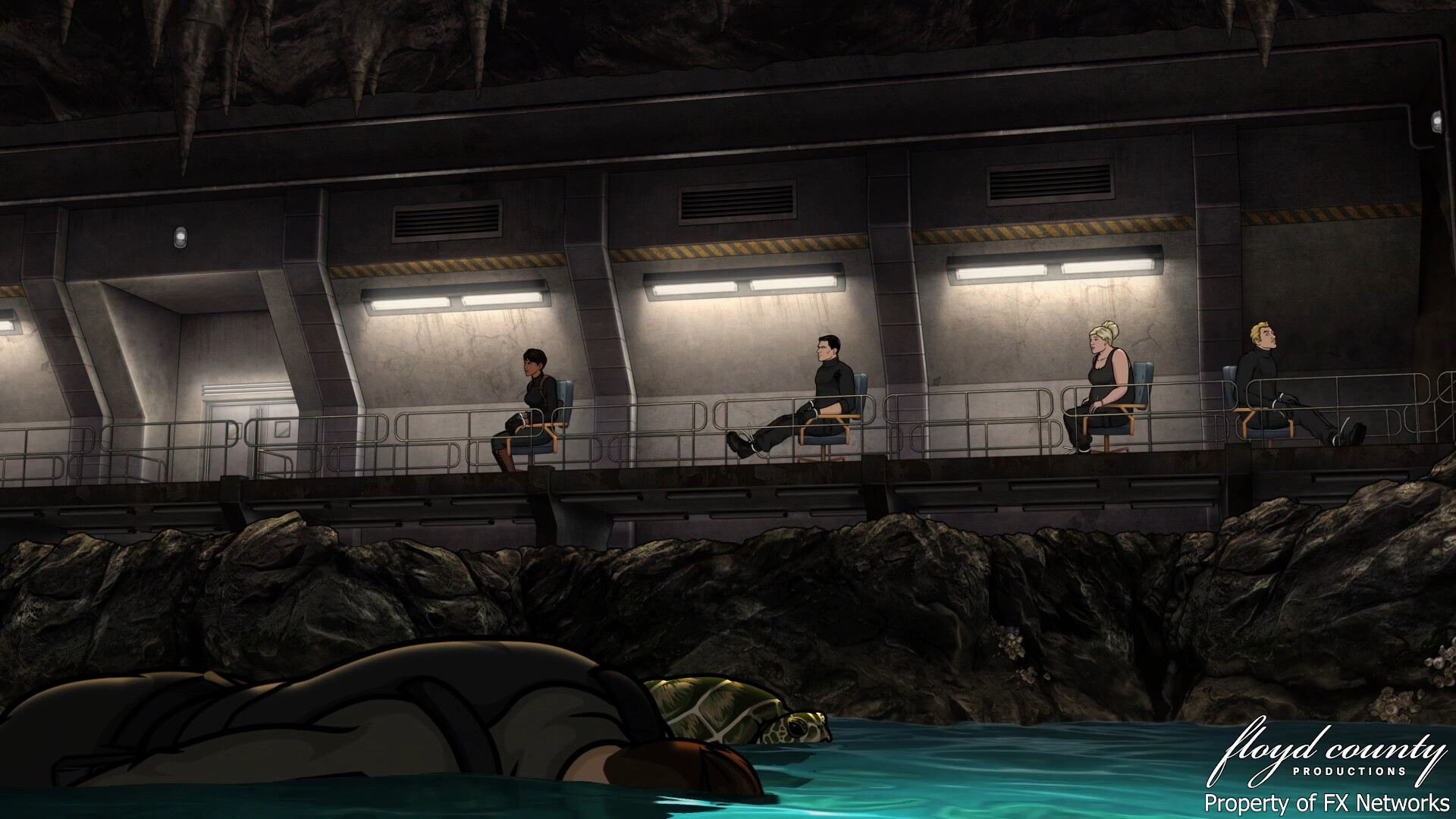 ArtStation - Archer S14 E02 3D Environment: Vanguard Hallway 2