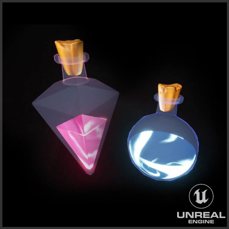 ArtStation - Material VFX - Stylized Magic Potion