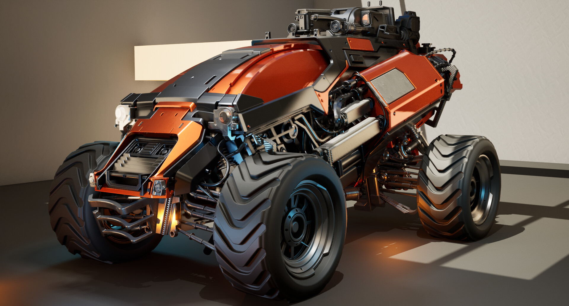 ArtStation - Hard surface light armored vehicle