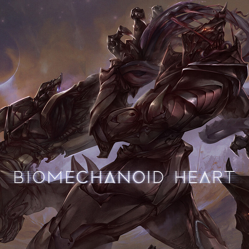 ArtStation - "Biomechanoid Heart" - The Swarm