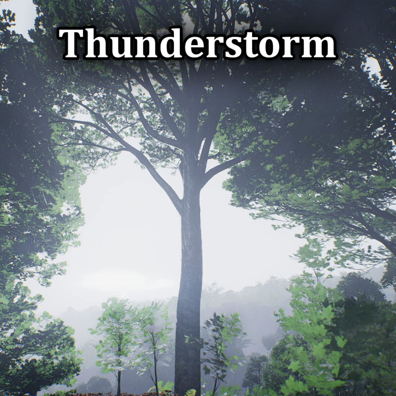Benjamin Koch - Trees Vol.5 | Thunderstorm Test | Unreal Engine 5.3 ...
