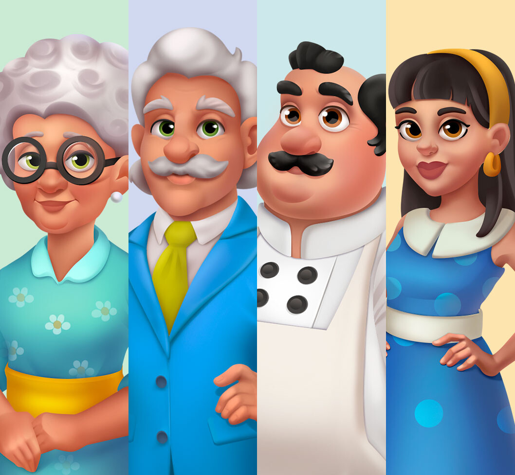 ArtStation - Musical animated film character concepts