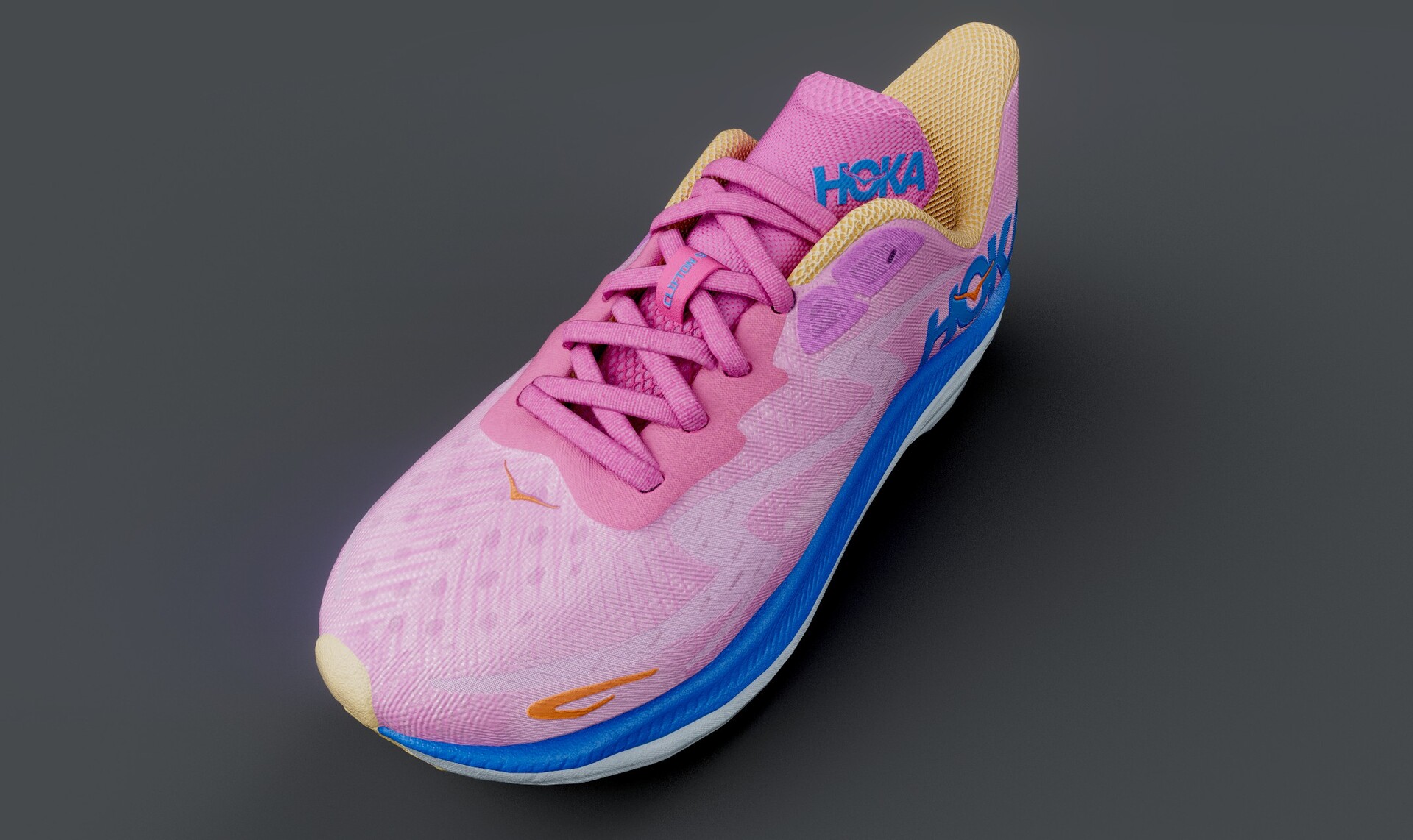 ArtStation - Hoka Clifton 9 Sports Shoe - 3D Model: Junior Year ...