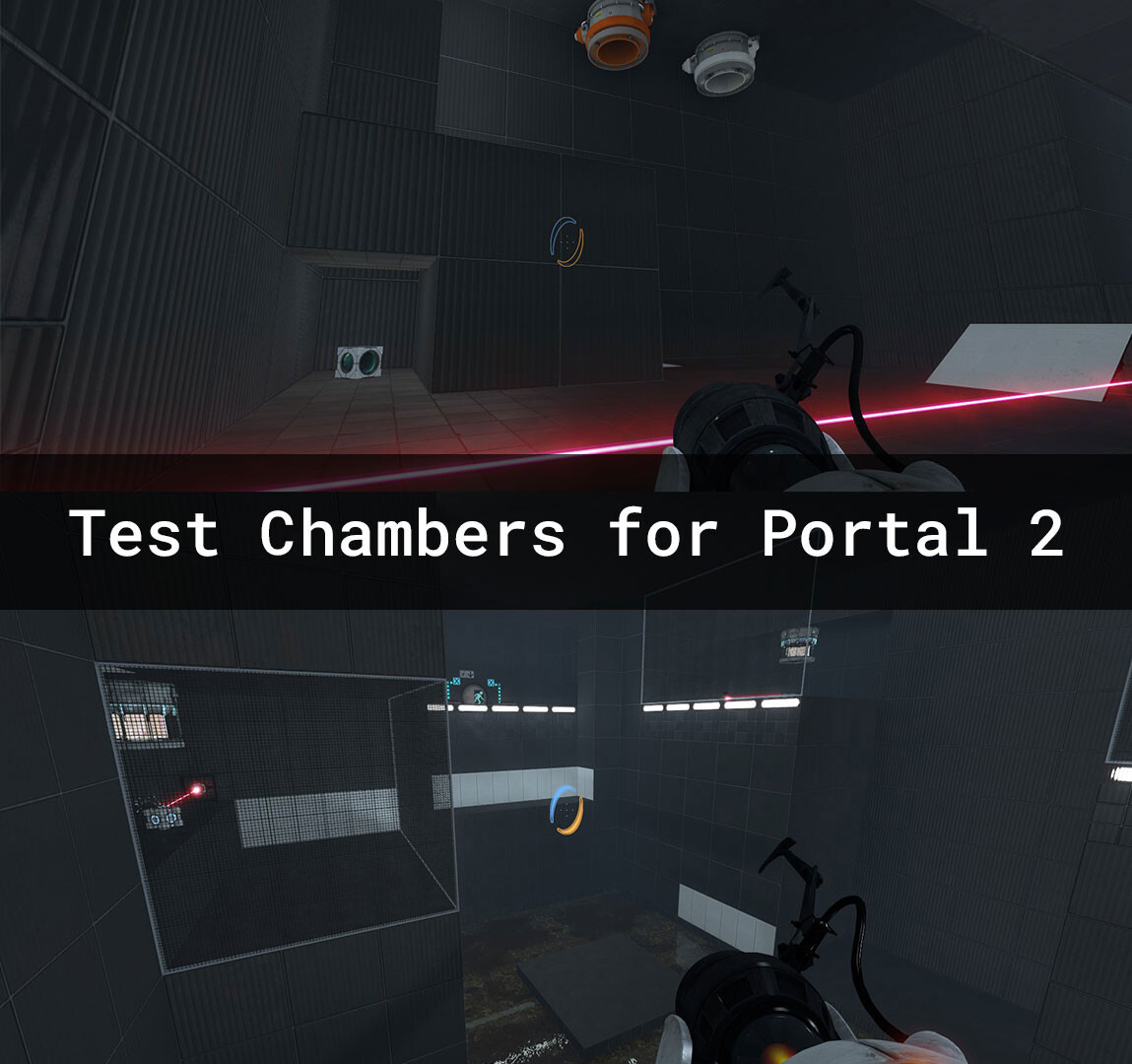 ArtStation - Series of test chambers for Portal 2 (Individual)