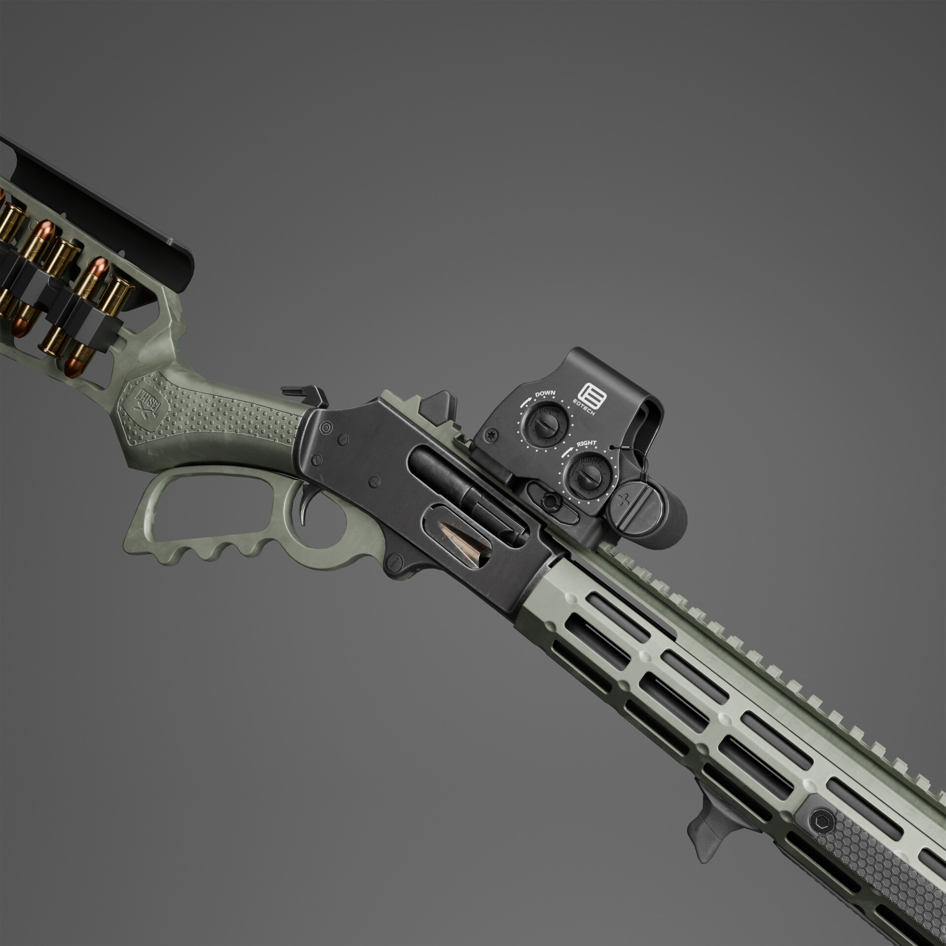 ArtStation - Marlin 1895 lever action rifle