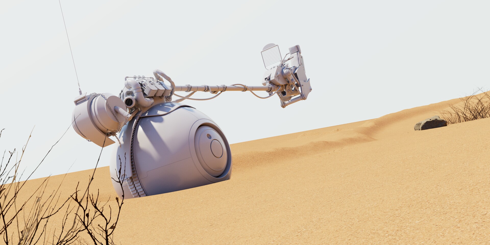 ArtStation - Dune Rover - WIP