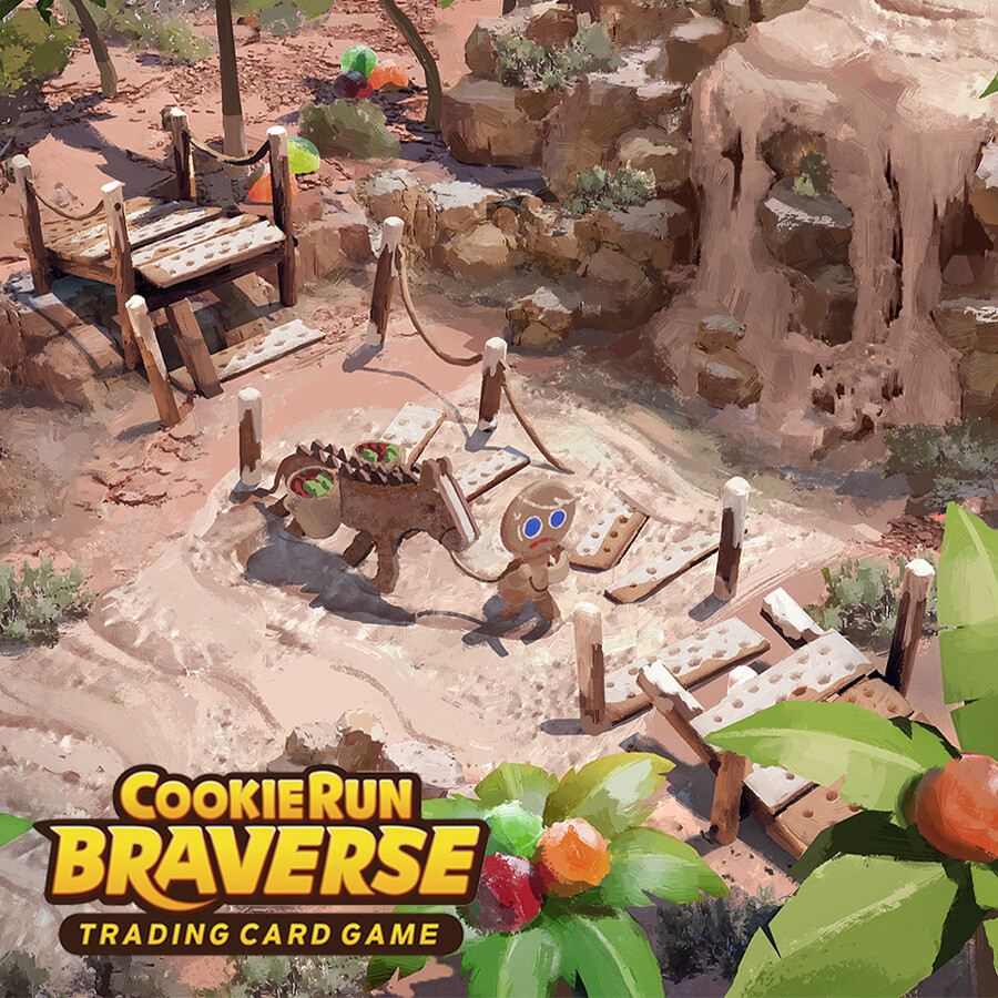 ArtStation - Cookierun Braverse TCG card illustration