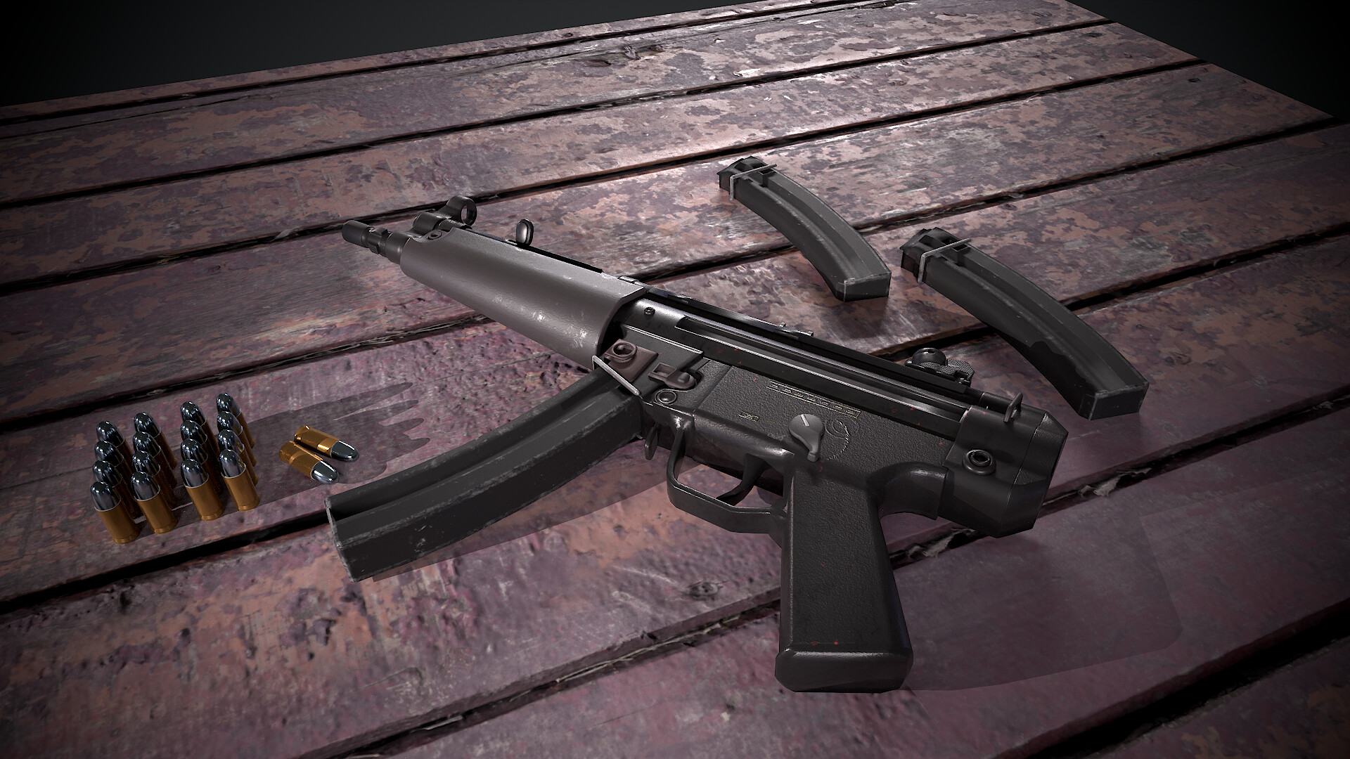 ArtStation - MP5 Gun