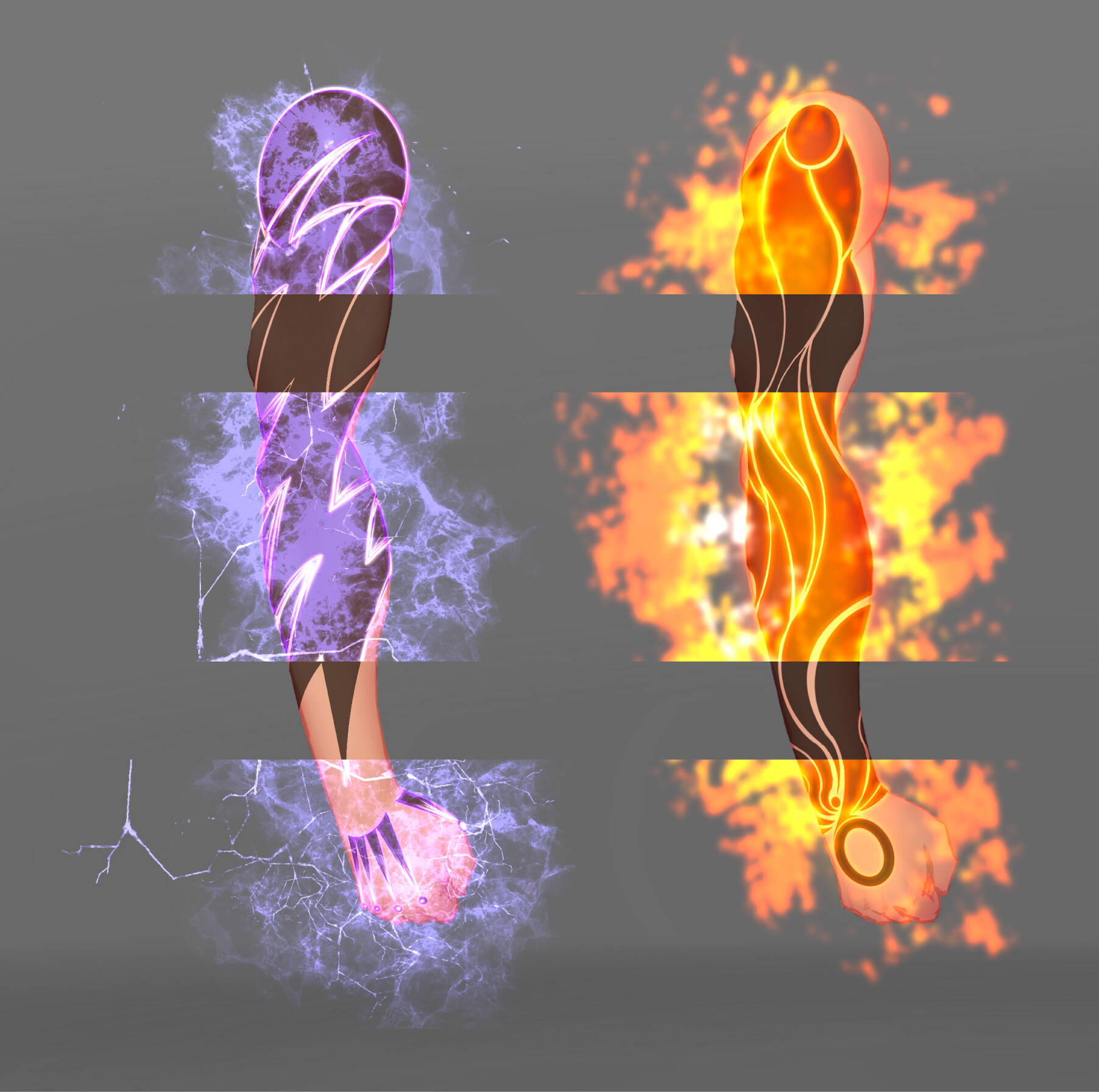 ArtStation - Killer Ink: Elemental Tattoo Concepts