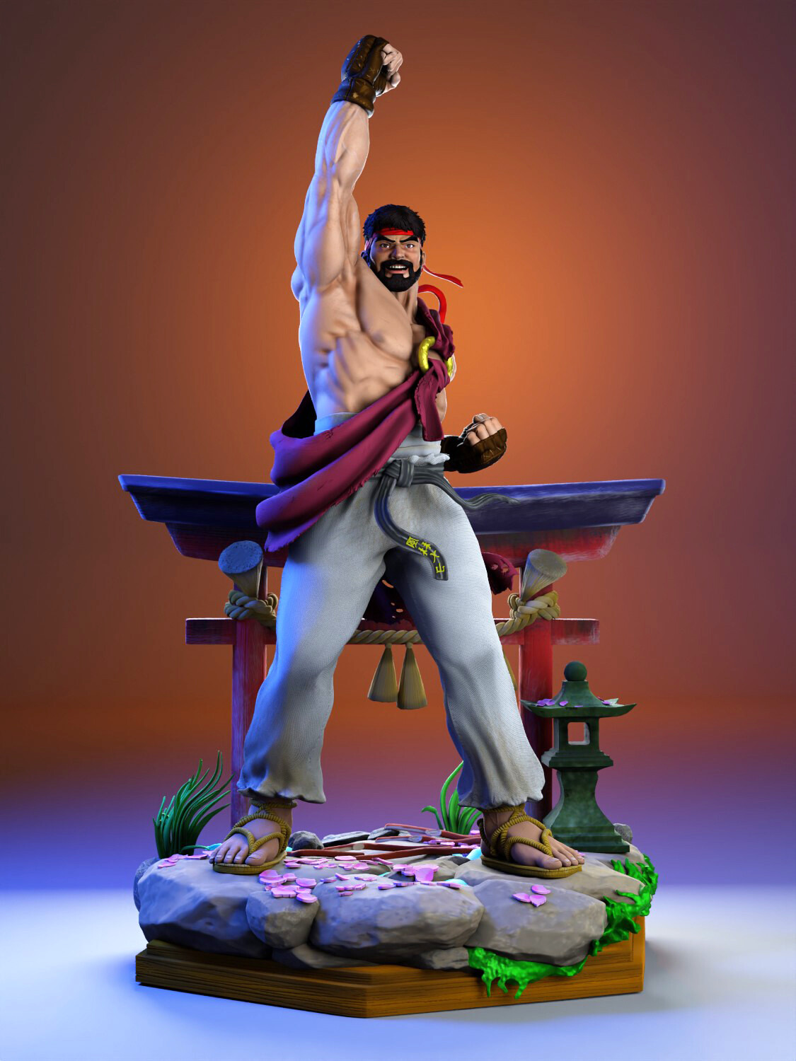 ArtStation - Ryu - Street Fighter - Win Pose 02