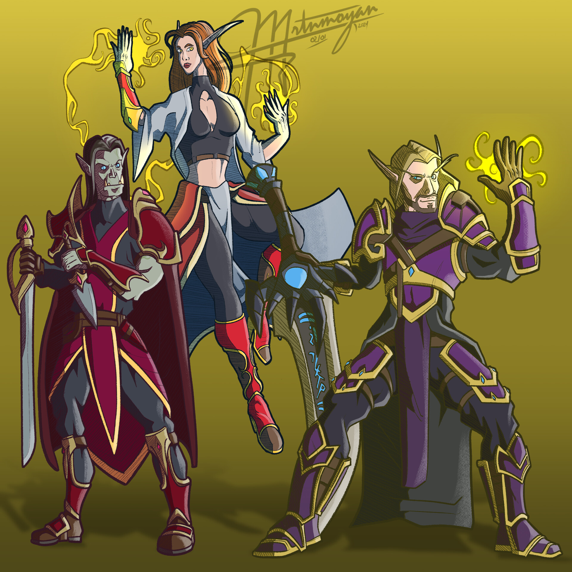 ArtStation - Warcraft OC´s, Sonic Riders Design stylized. Part five